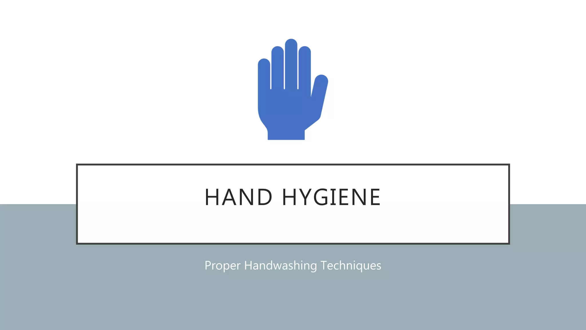 Hand Hygiene Training | PPTX