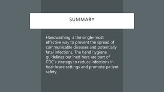 Hand Hygiene Training | PPTX