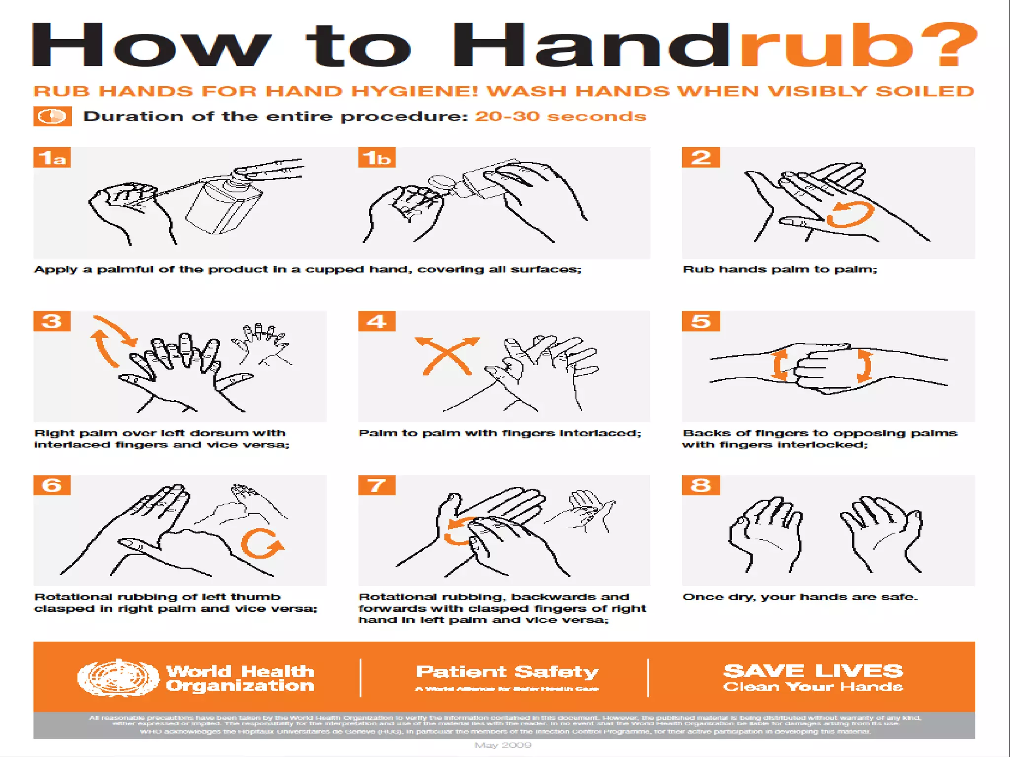 HAND HYGIENE Training Material | PDF