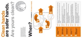 Hand hygiene when_and_how_leaflet | PPT
