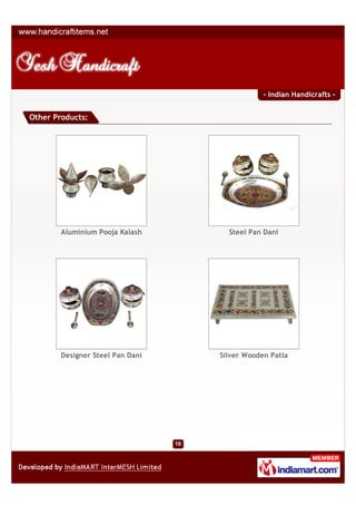 Yesh Handicrafts, Rajkot, Indian Handicraft | PDF
