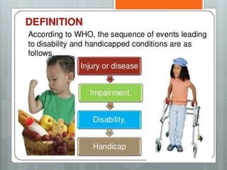 Handicapped children lecture ppt | PPTX