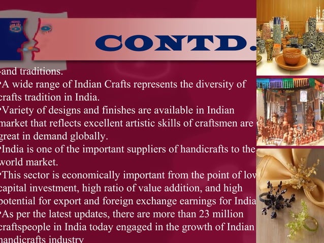 Handicraft | PPT | Woodworking | Arts and Crafts