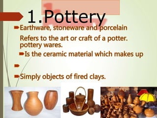 handicraft production and different types of handicraft | PPT