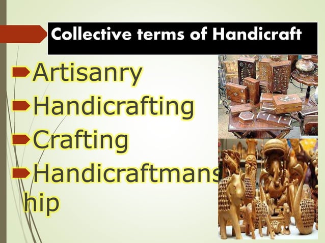 Handicraft | PPTX
