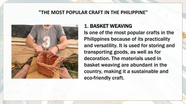 HANDICRAFT- Handicraft lesson and discussion | PPT | Beadwork | Arts ...