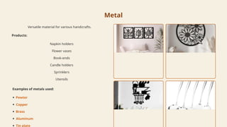 Handicraft_Materials_and_Tools.pptx freew | PPTX