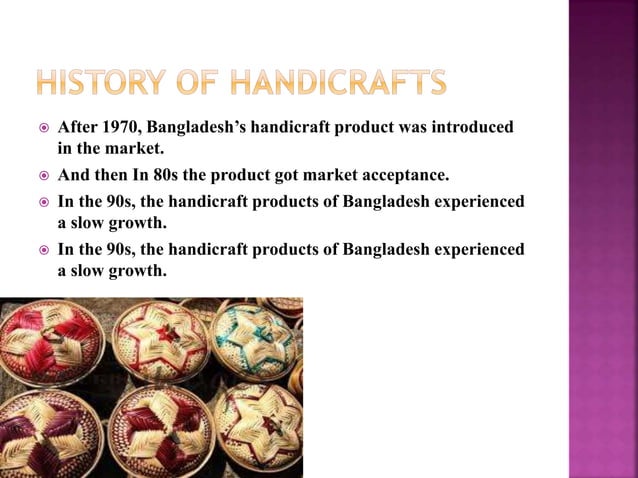 Handicraft Presentation Prepared by Tipu | PPT