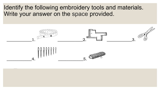 Handicraft Quiz1.pptx a quiz in Technology and Livelihood Education ...