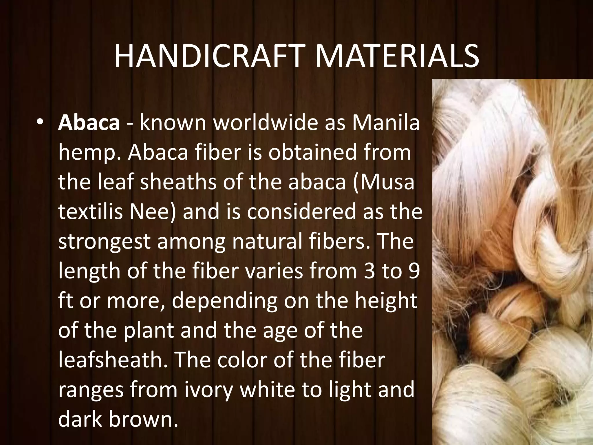 ARTS: Kinds of Handicrafts | PPTX