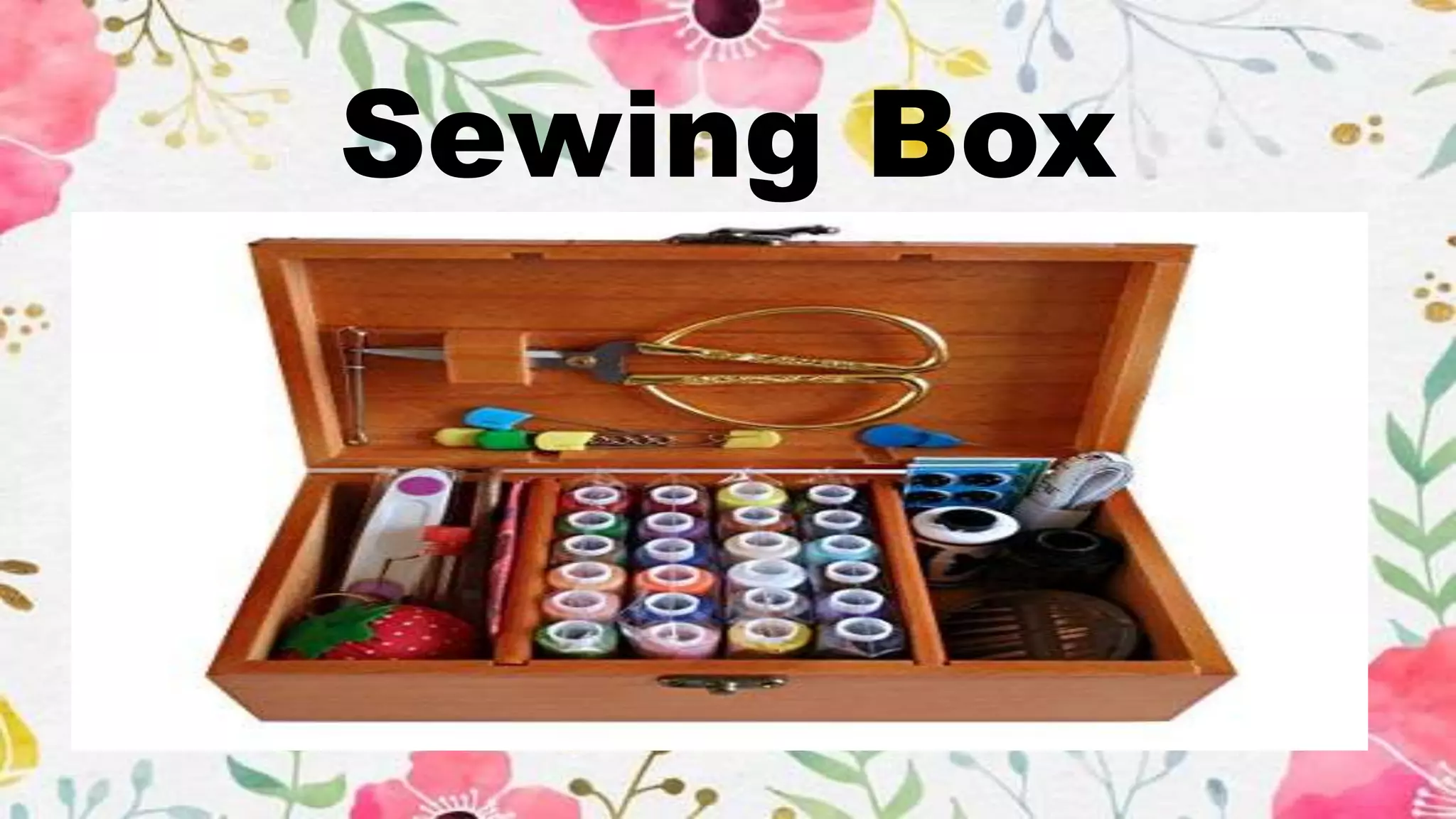 Handicraft/ Embroidery tools and Materials | PPTX