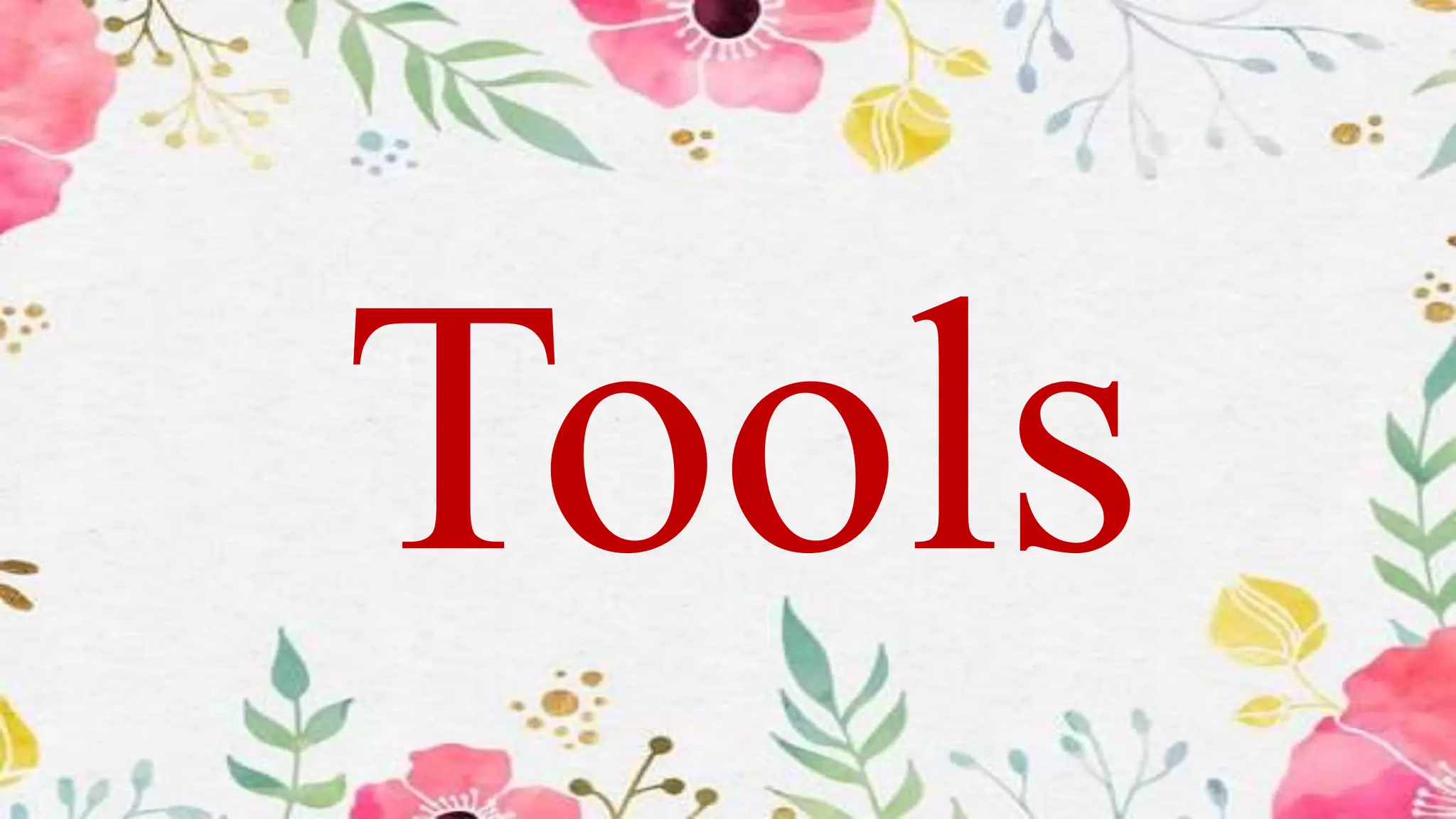 Handicraft/ Embroidery tools and Materials | PPTX