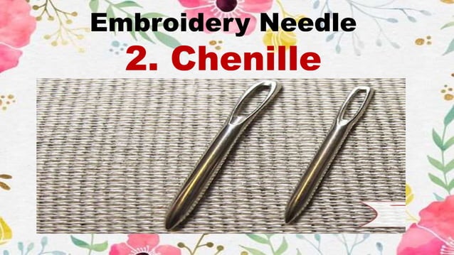 Handicraft/ Embroidery tools and Materials | PPTX | Needlework | Arts ...