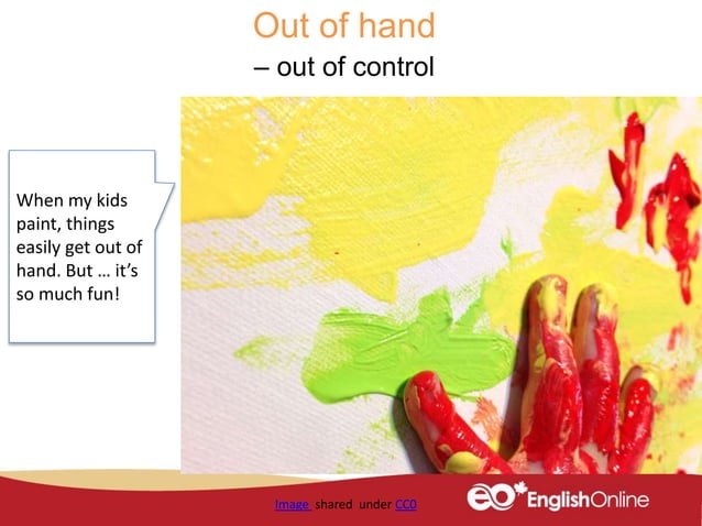 Hand idioms | PPT