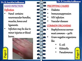 Hand infection | PPT