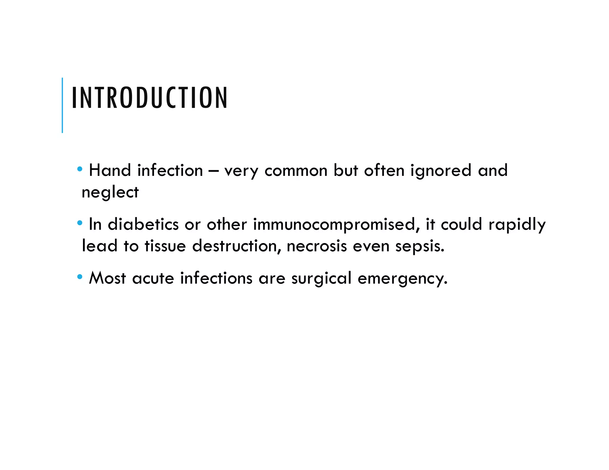 Hand infection - An often ignored problem | PDF
