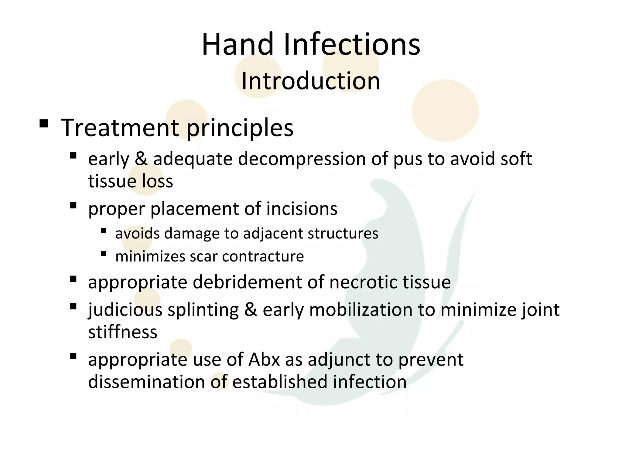 Hand infections | PPT