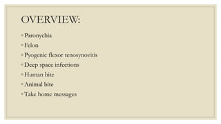 Hand infections | PPTX