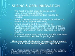 Hand in glove open innovation and the dynamic capabilities framework ...