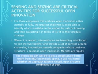 Hand in glove open innovation and the dynamic capabilities framework ...