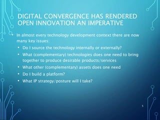 Hand in glove open innovation and the dynamic capabilities framework ...