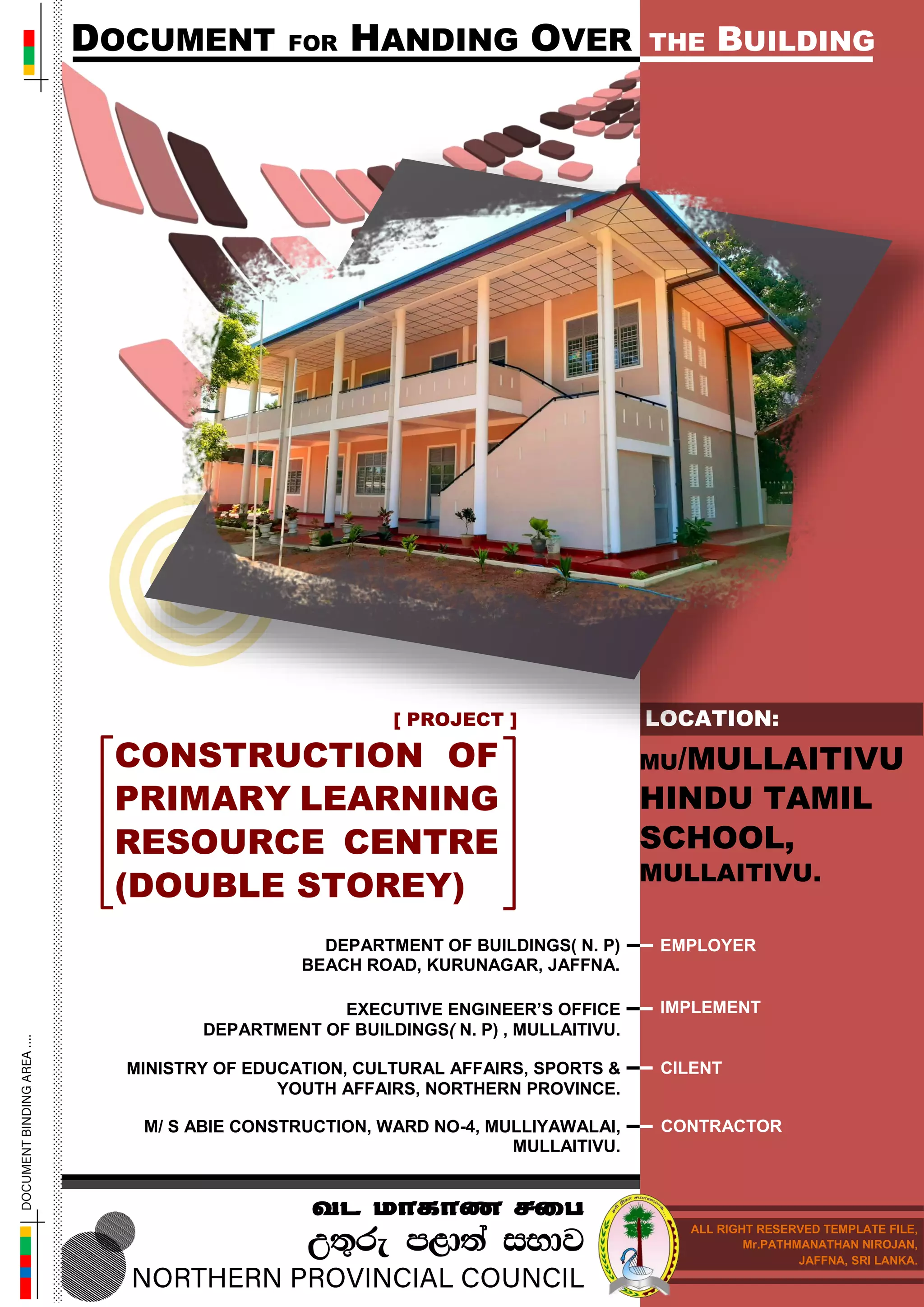 Document for Handing over the building | PDF