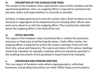 Handing over notes in the service | PPTX