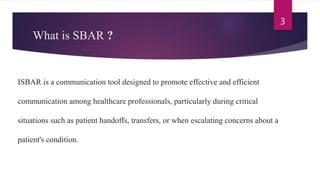 Handing Taking Over by using SBAR. pptx | PPTX