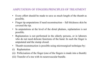 Hand injuries (compiled by Dr. Sanjib Kumar Das) | PDF