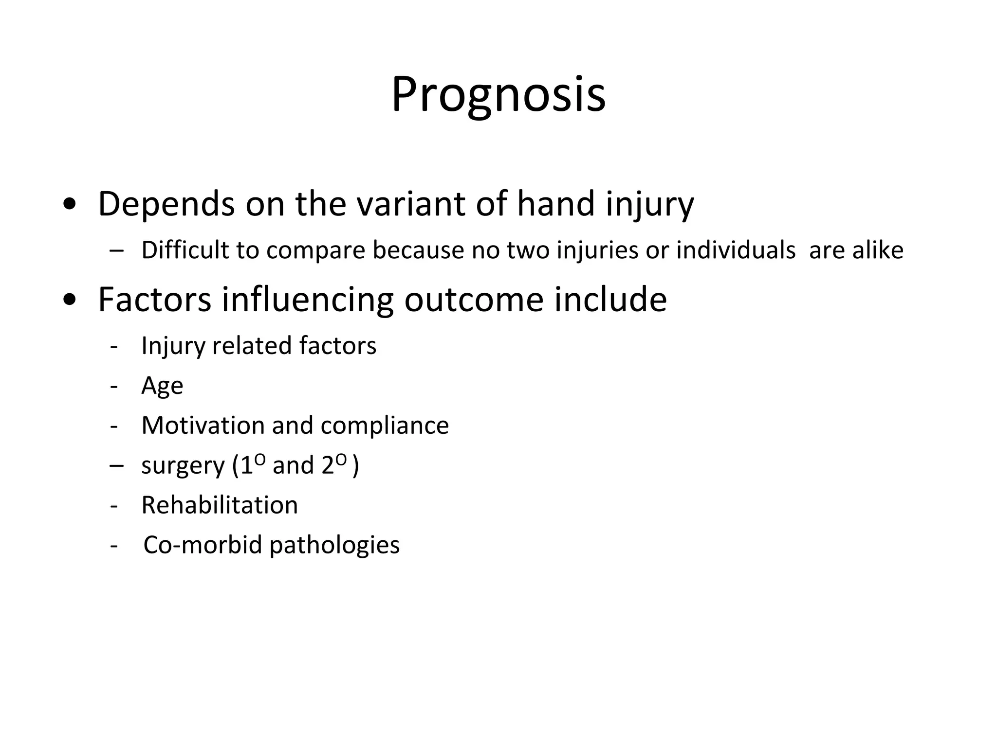 Hand Injuries Overview- Surgery | PPT