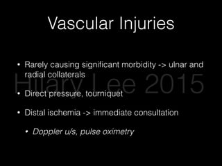 Hand injuries by Hilary Lee | PPT