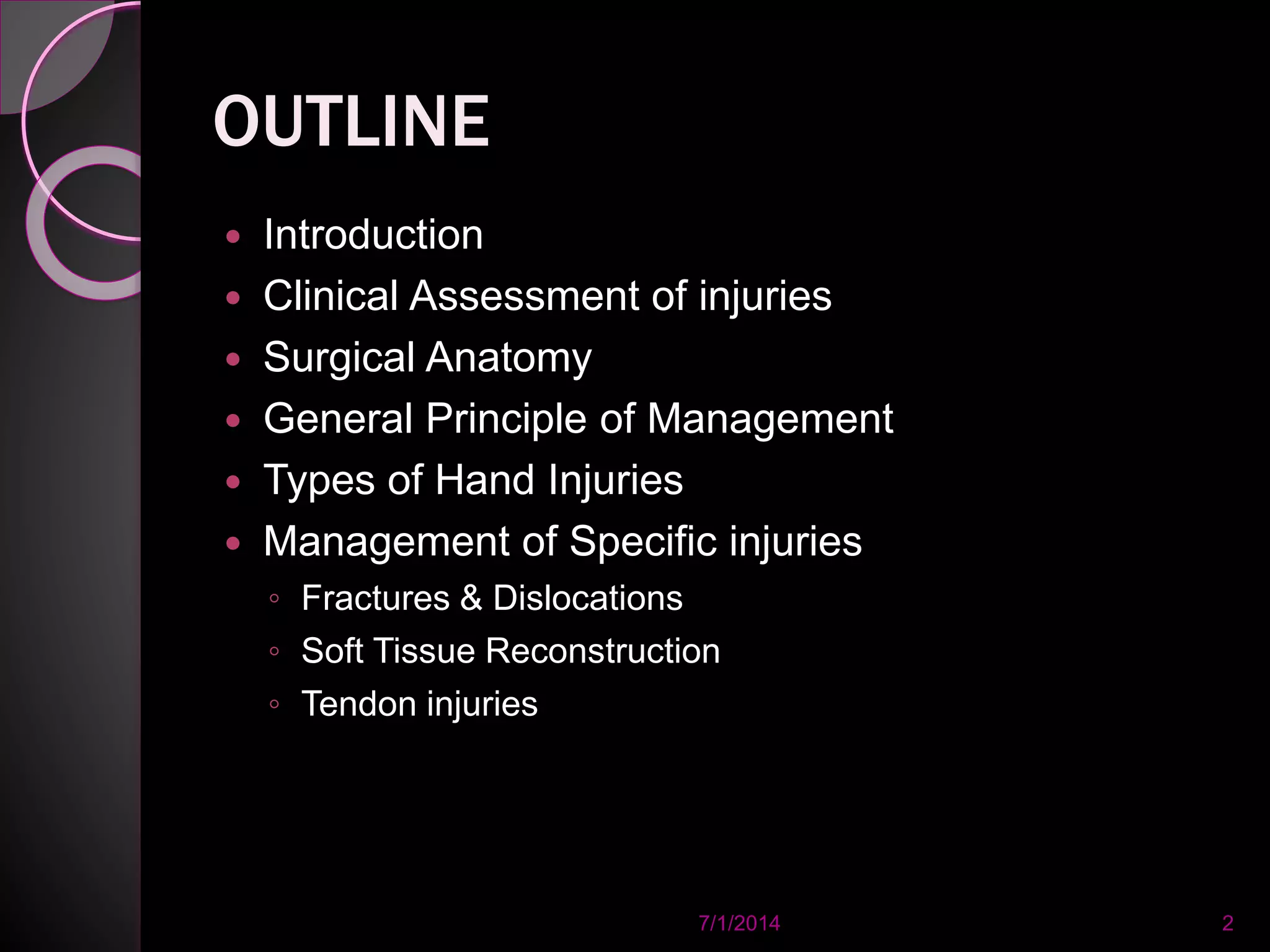 Management Of Hand Injuries: Part Ii – EMXE
