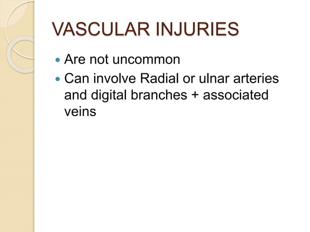 Hand Injuries & Their Managements | PPTX