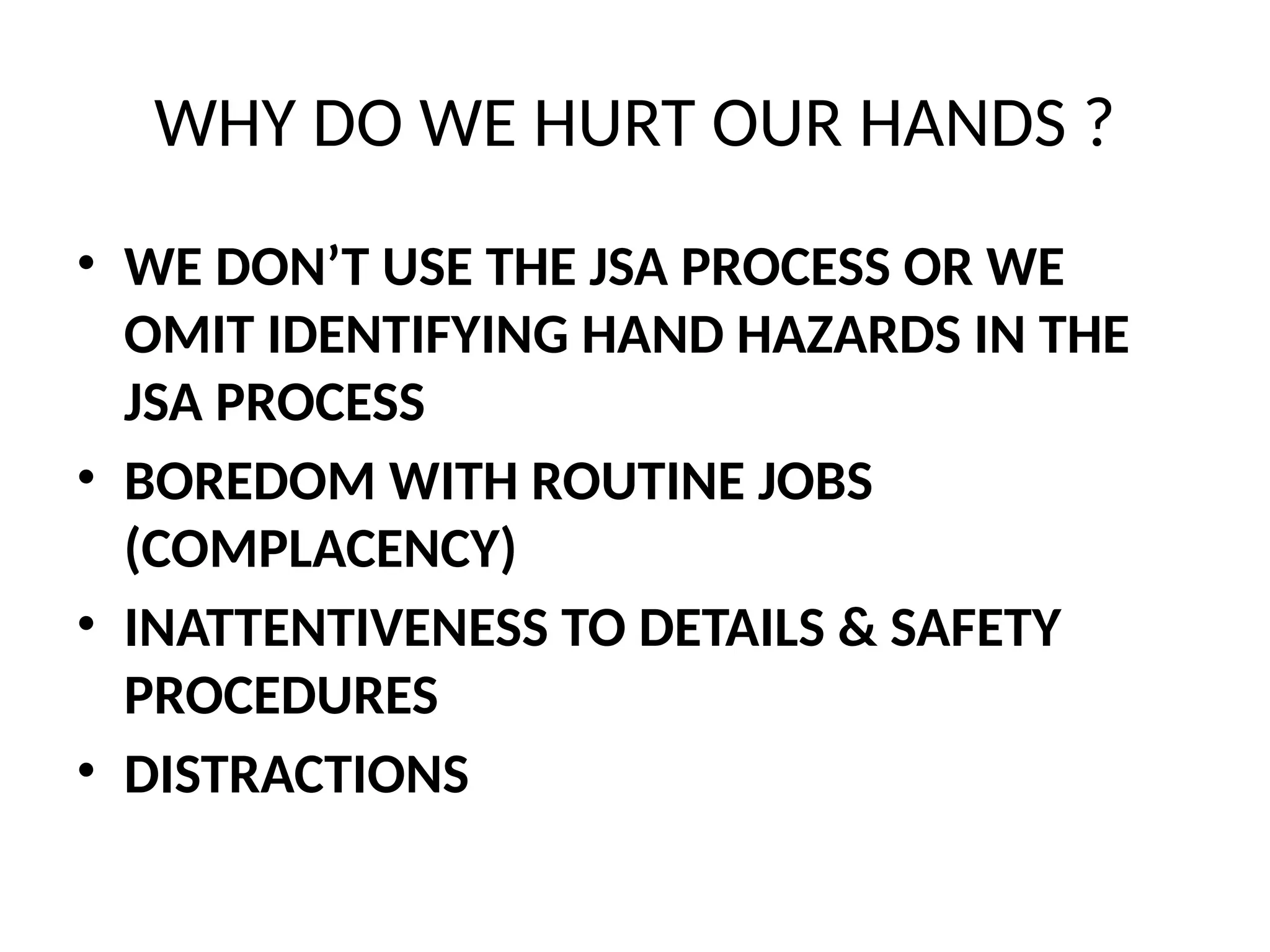 Hand Injury Prevention Campaign Watch Your Finger | PPTX