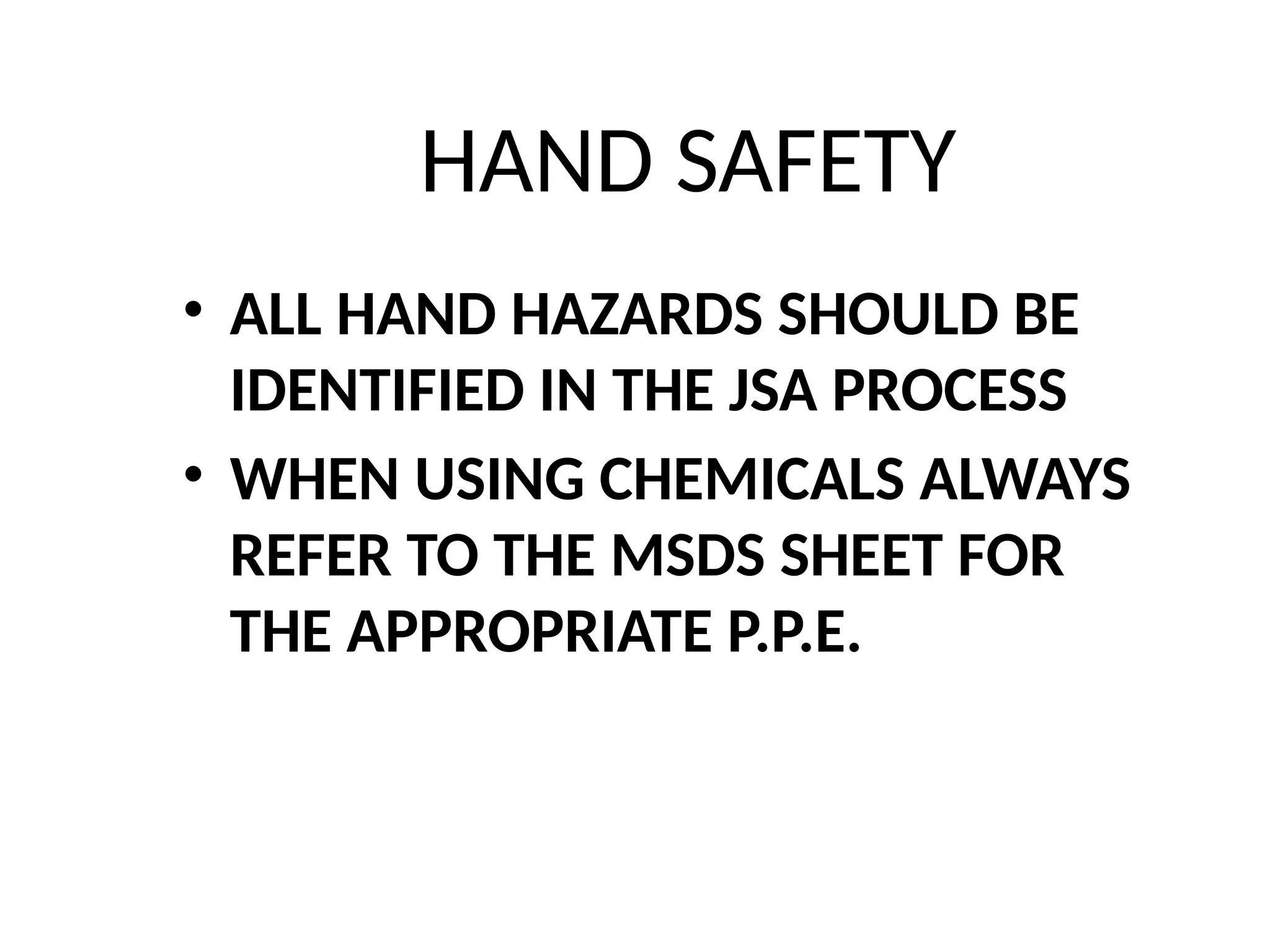 Hand Injury Prevention Campaign Watch Your Finger | PPTX