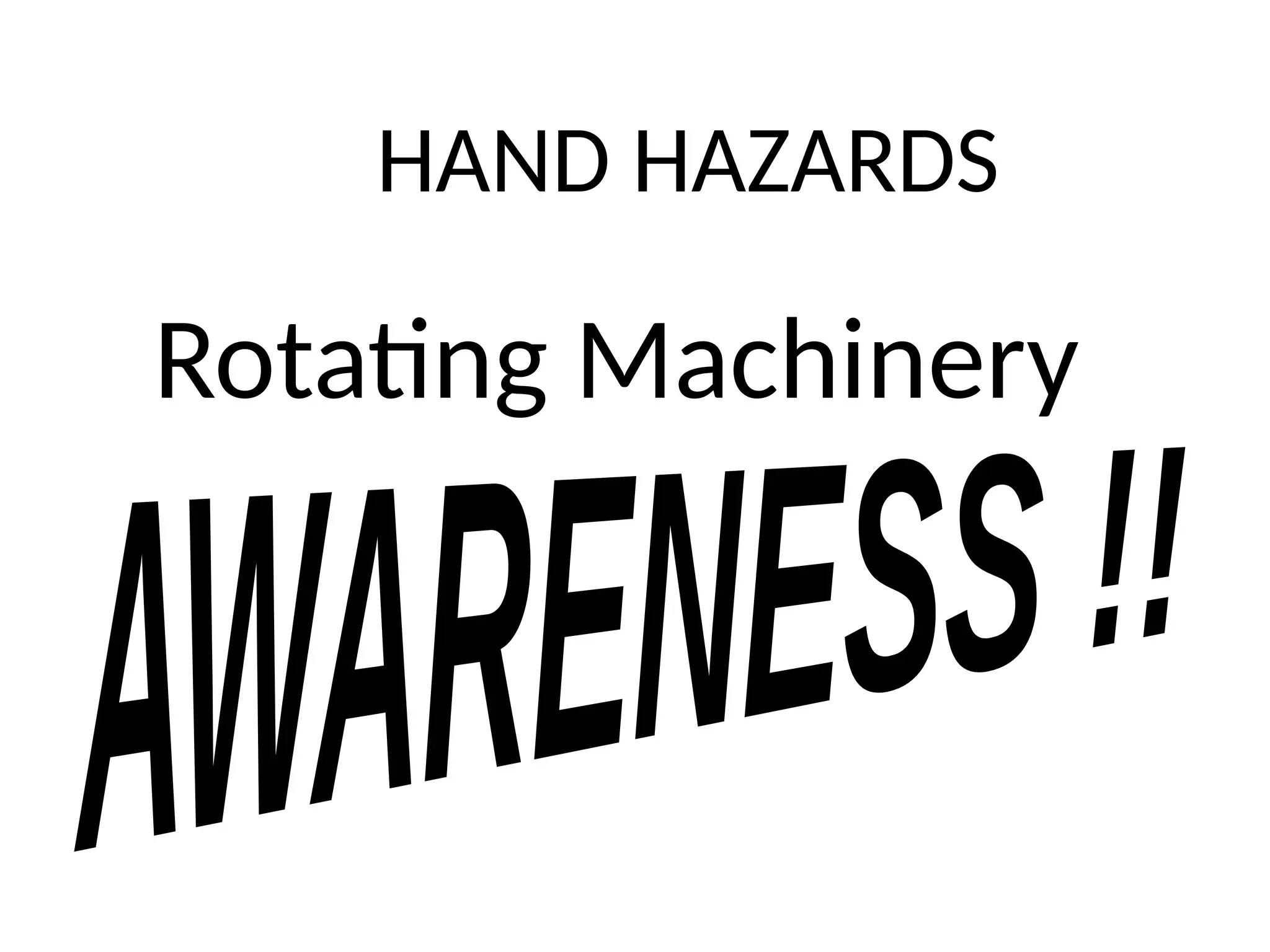 Hand Injury Prevention Campaign Watch Your Finger | PPTX