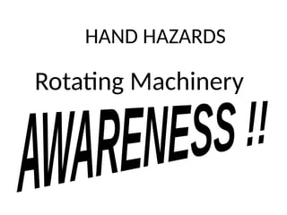 Hand Injury Prevention Campaign Watch Your Finger | PPTX