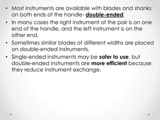 Hand instruments in operative dentistry | PDF