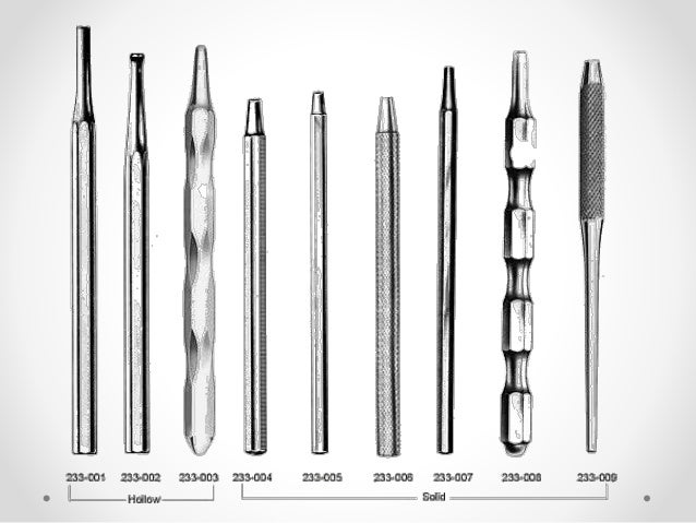 Hand instruments in operative dentistry