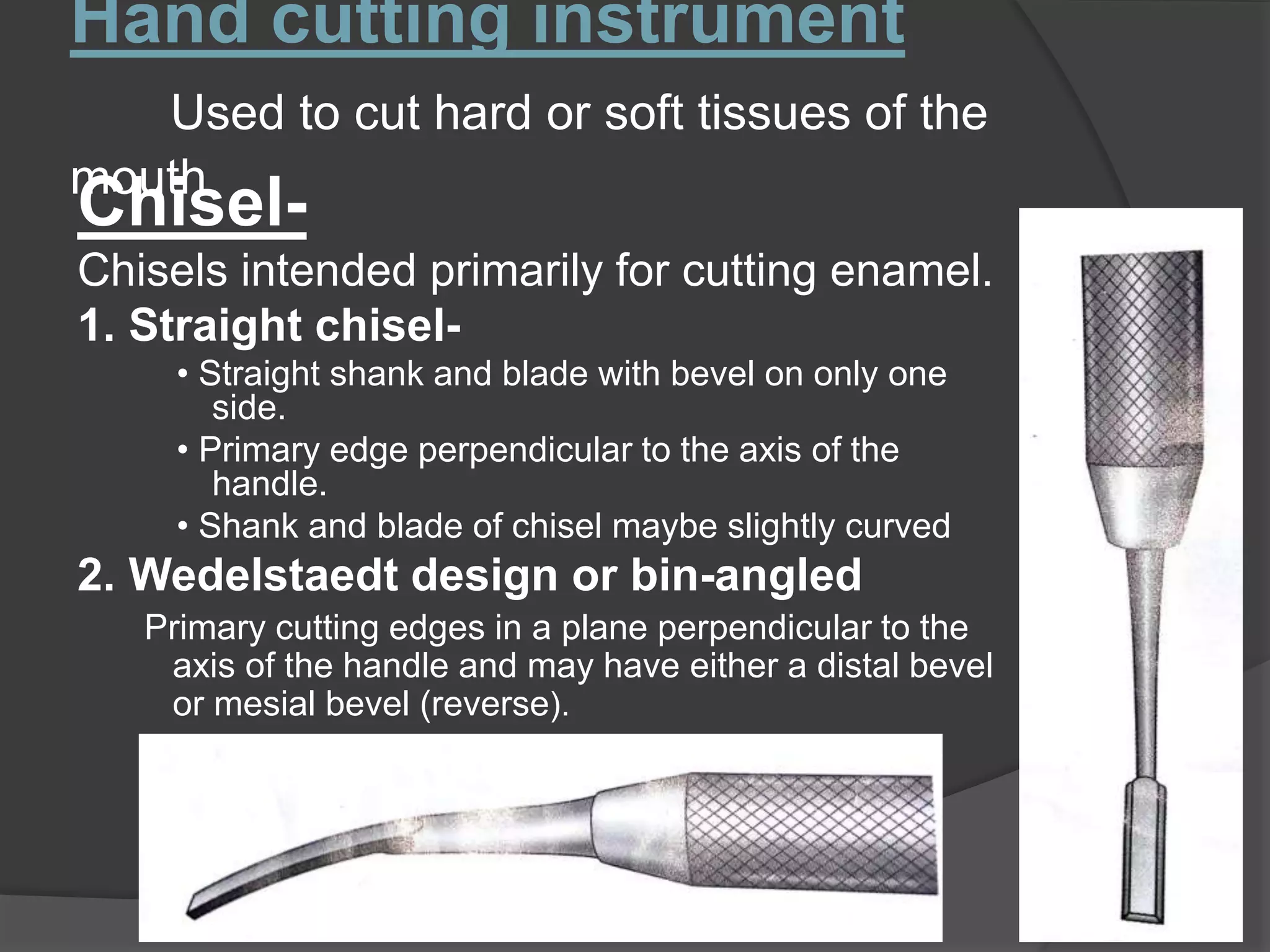 Hand cutting instruments | PPTX