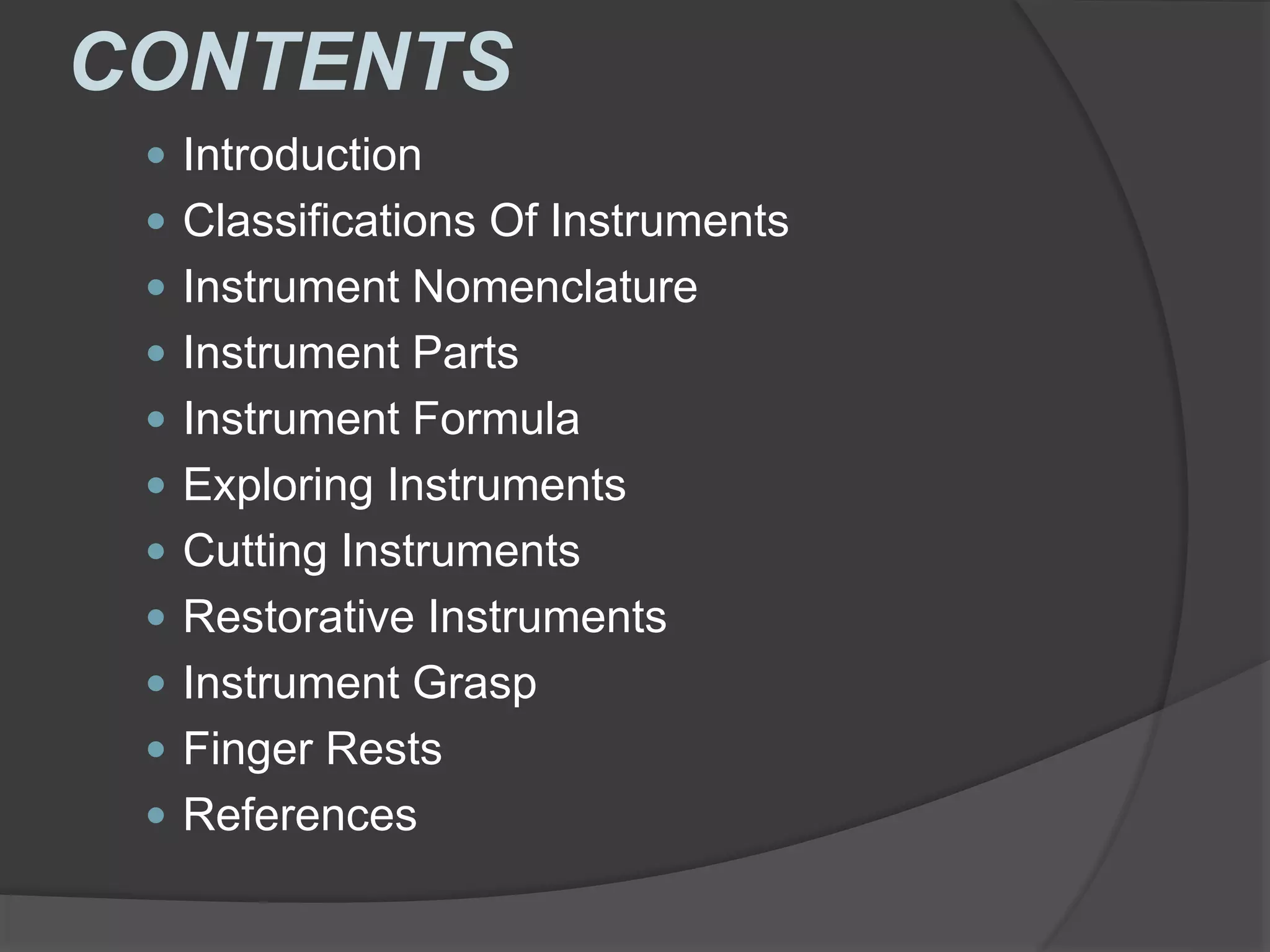 Hand cutting instruments | PPTX