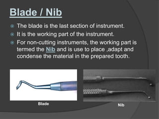 Hand cutting instruments | PPTX