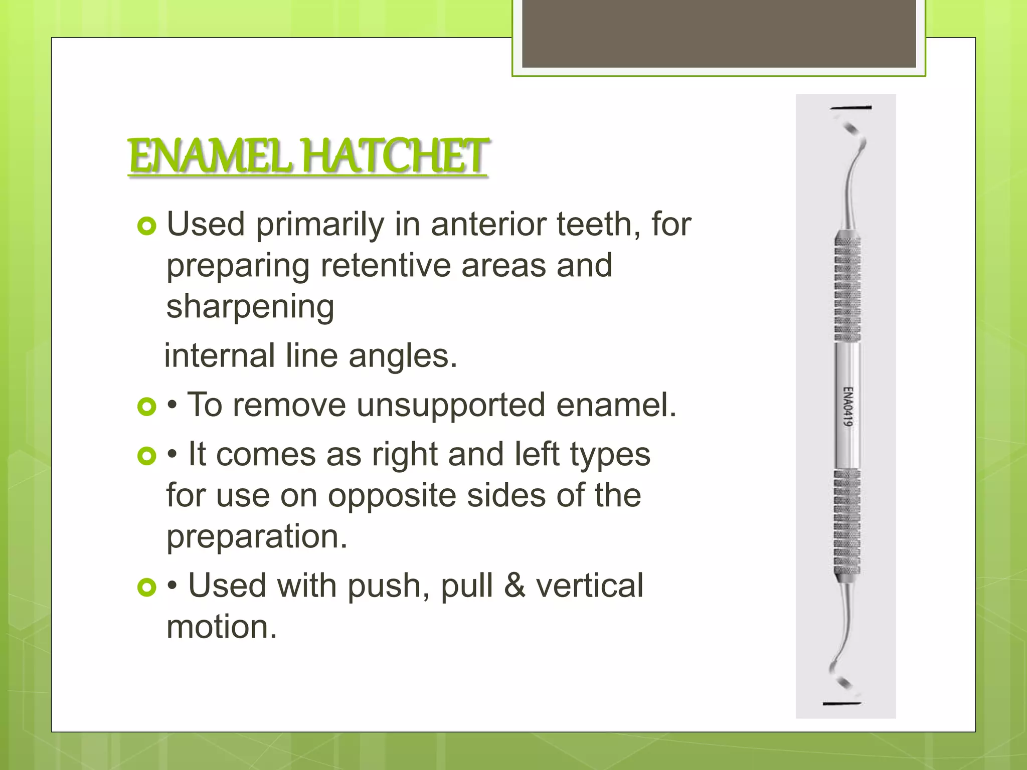 HAND INSTRUMENTS IN DENTISTRY | PPTX