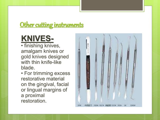 HAND INSTRUMENTS IN DENTISTRY | PPTX