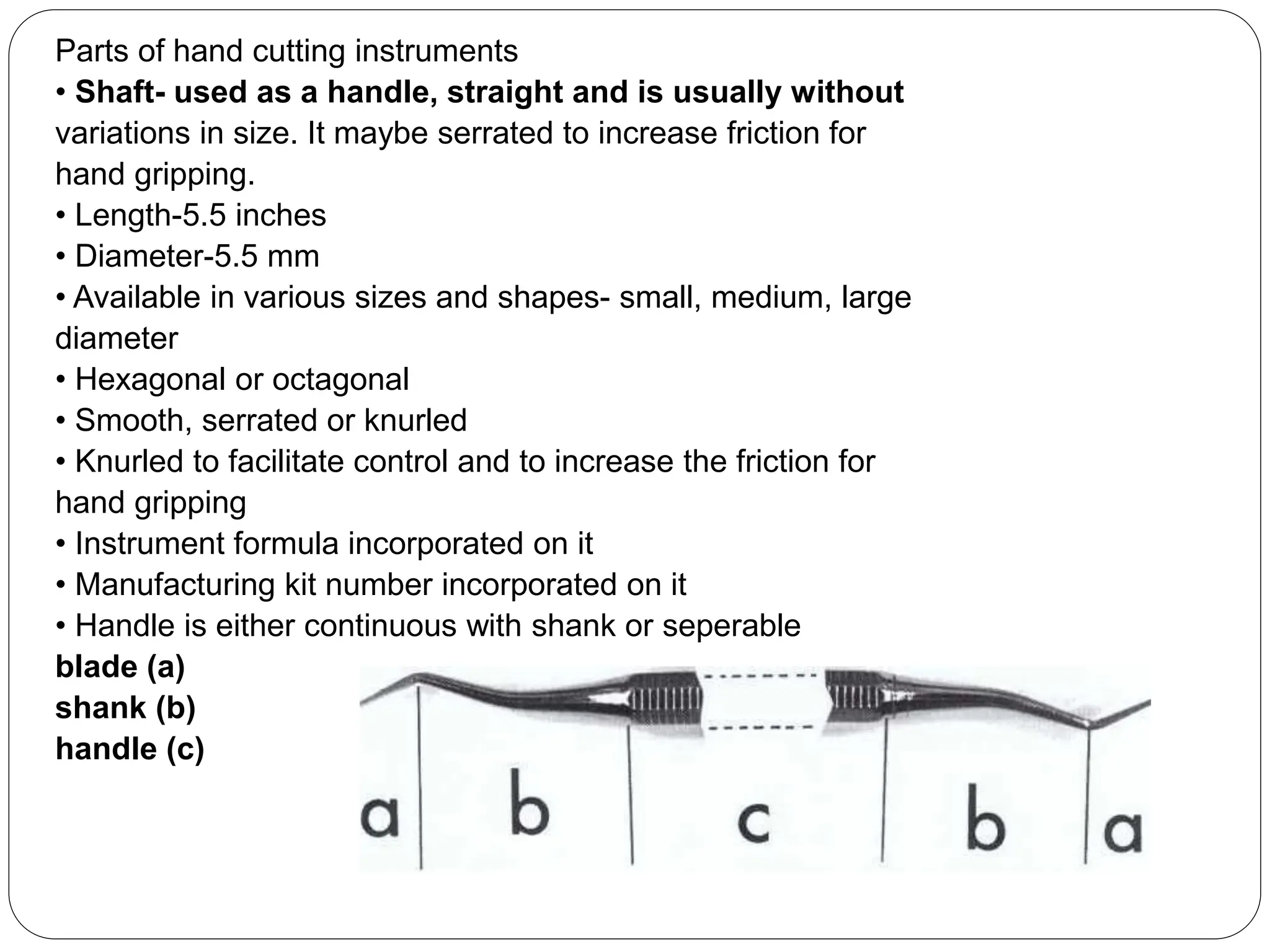 HAND INSTRUMENTS, classification, types and uses | PPT