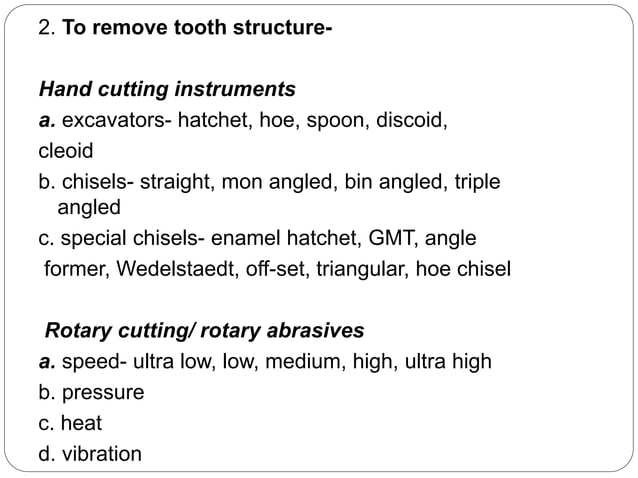 HAND INSTRUMENTS, classification, types and uses | PPT