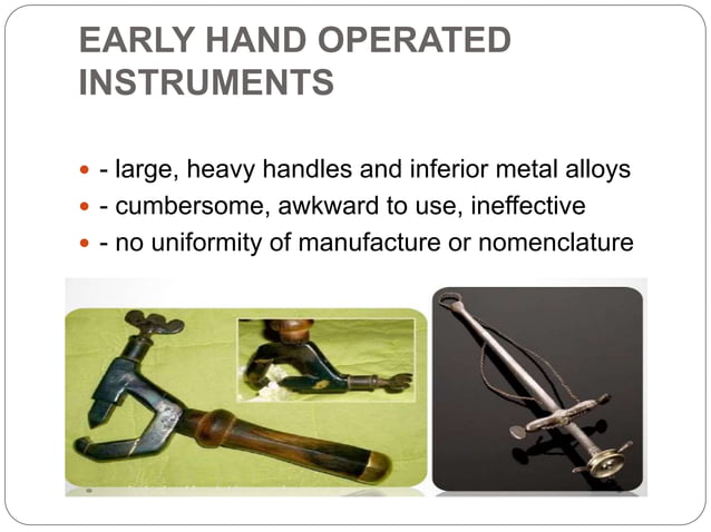 HAND INSTRUMENTS, classification, types and uses | PPT