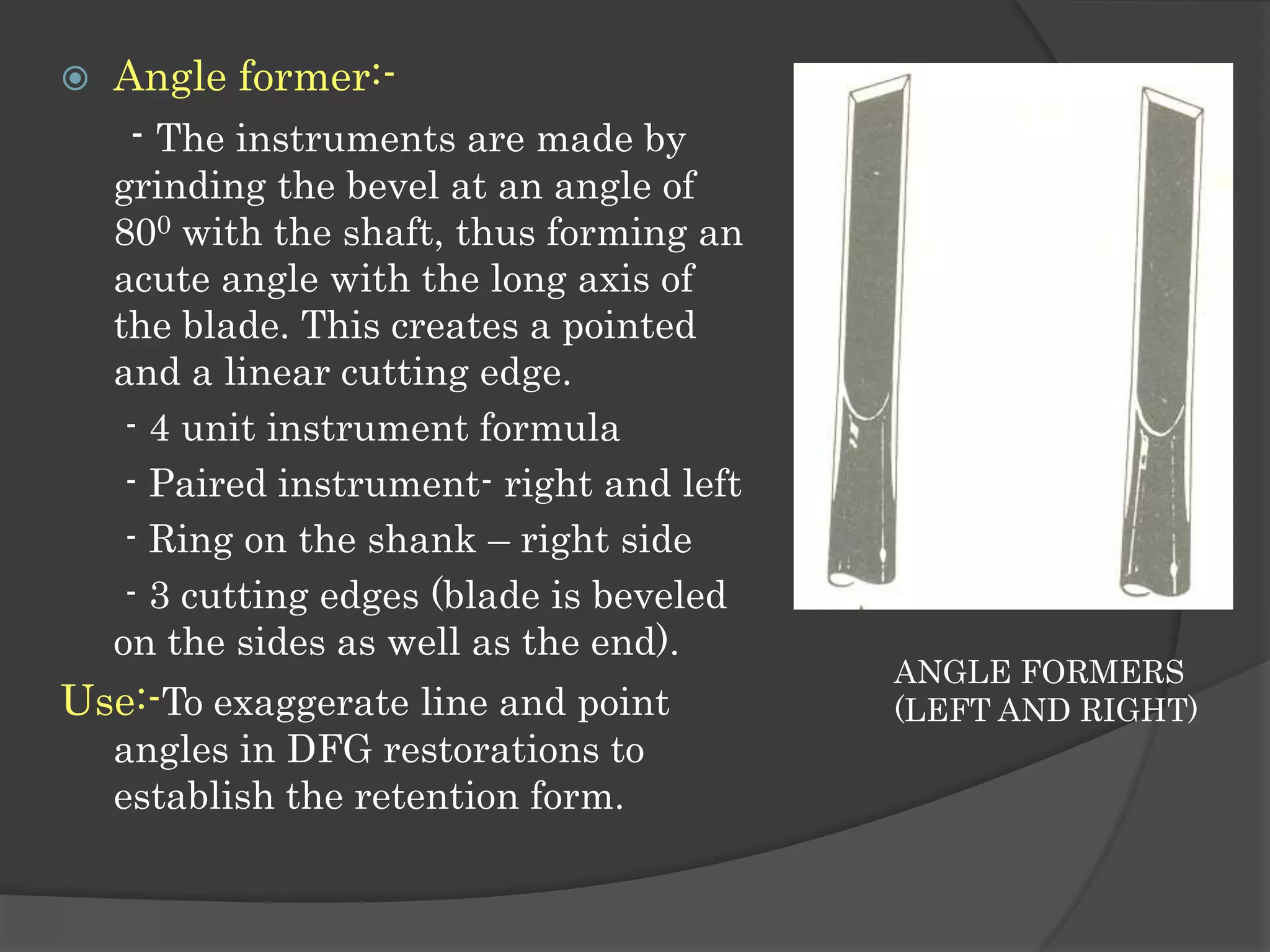 Hand instruments in operative dentistry | PPTX