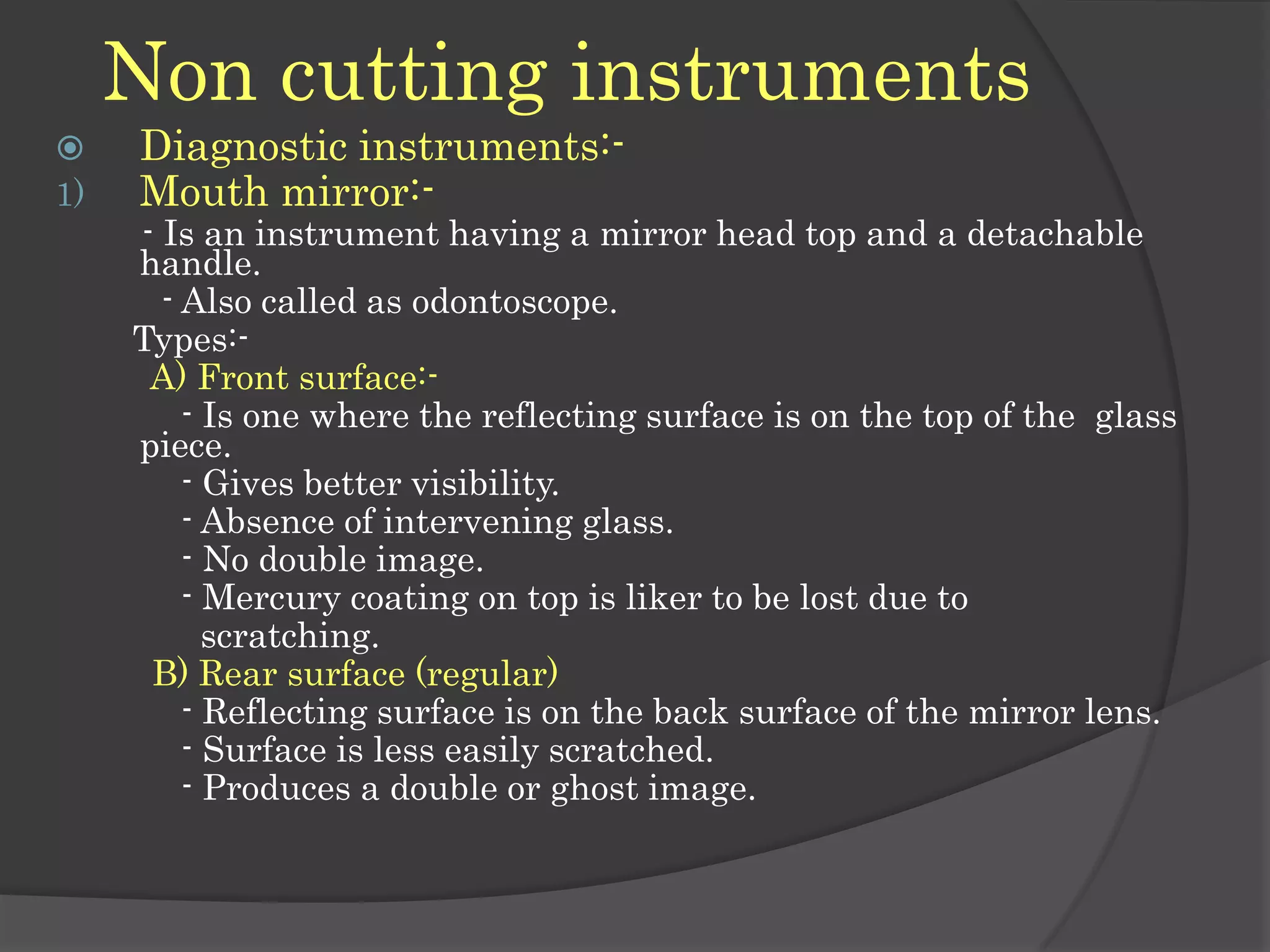 Hand instruments in operative dentistry | PPTX