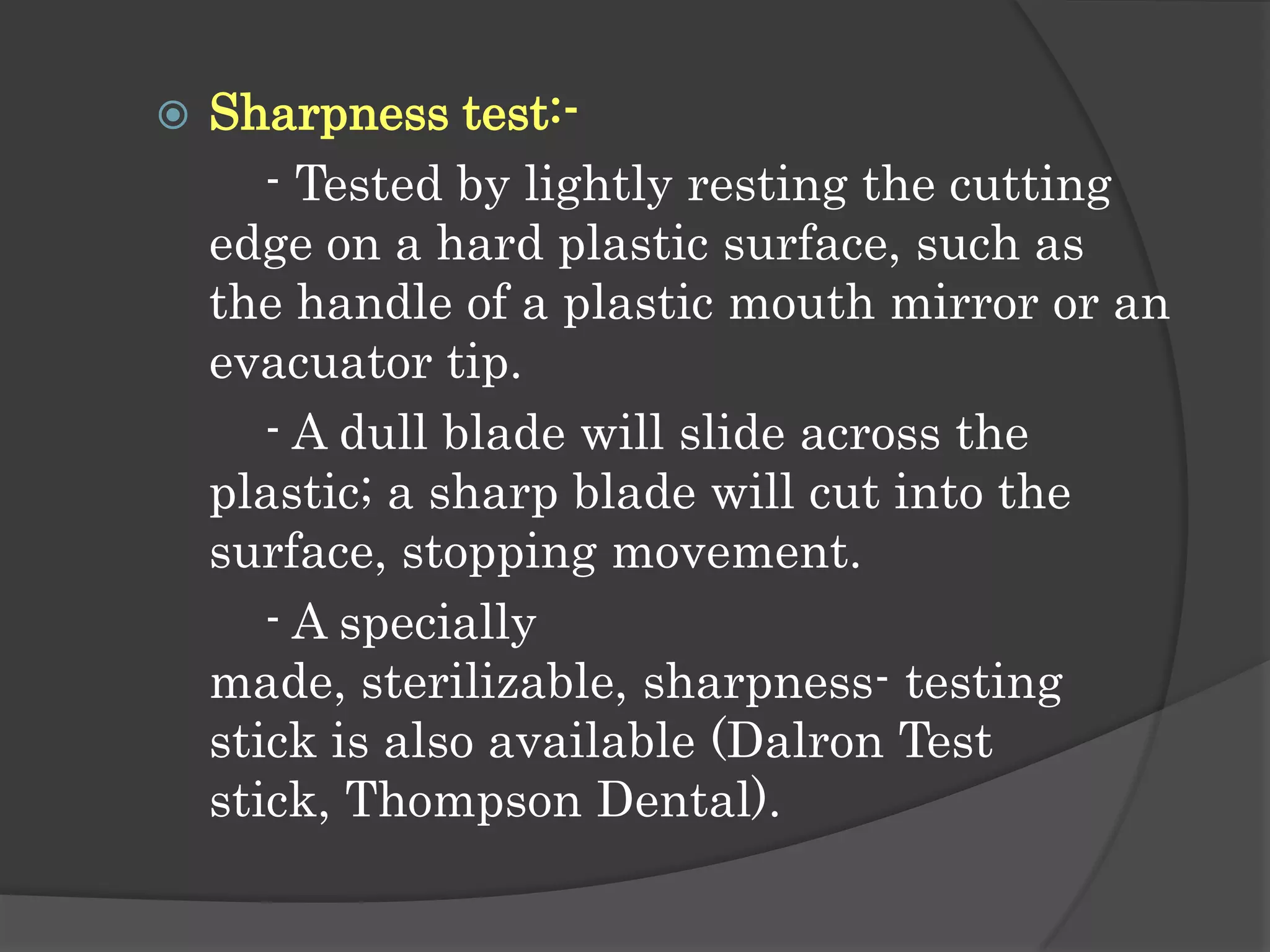 Hand instruments in operative dentistry | PPTX